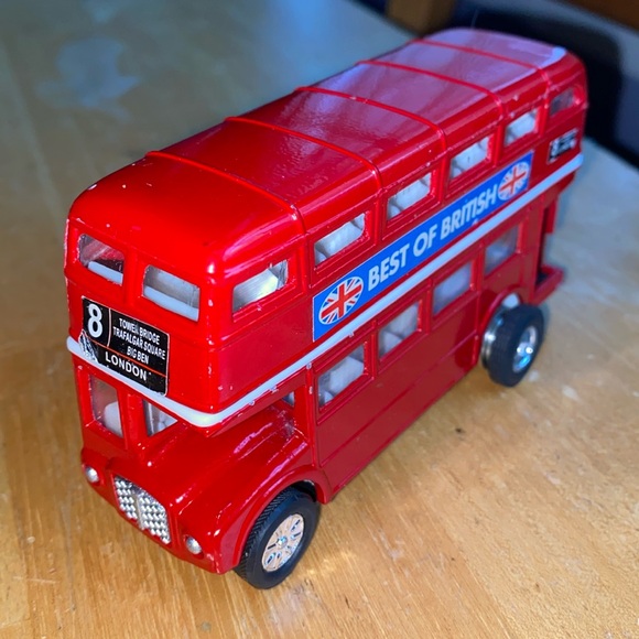 unbranded | Toys | Diecast Open Top Double Decker Bus Pull Back Action ...